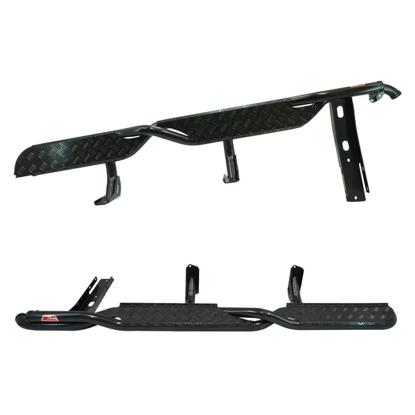 MCC TWISTED SIDESTEP KIT FOR TOYOTA LANDCRUISER 22-ON – 4x4 Direct